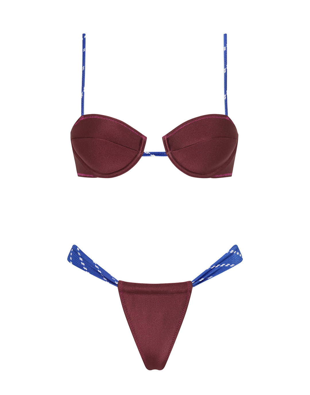 PALMA FARO Neoprene Balconette Bikini Set – Triangl